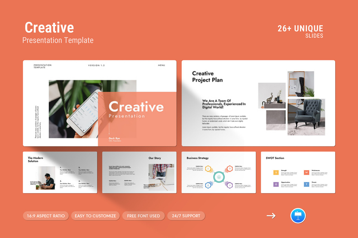 Creative Keynote Presentation Template | Nulivo Market