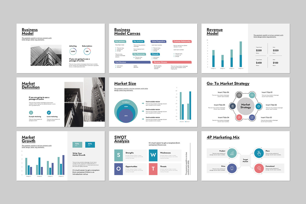 Business Plan PowerPoint Presentation Template | Nulivo Market