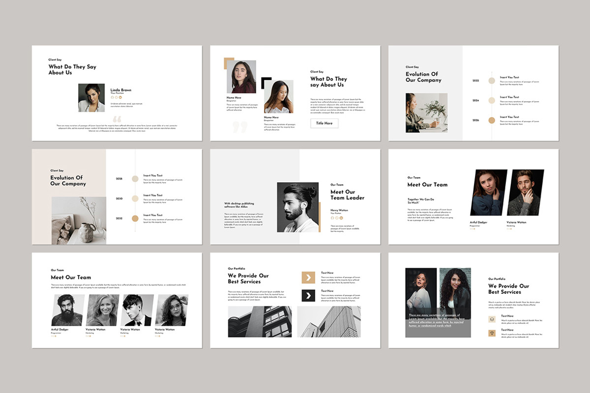 Minimal PowerPoint Presentation Template | Nulivo Market