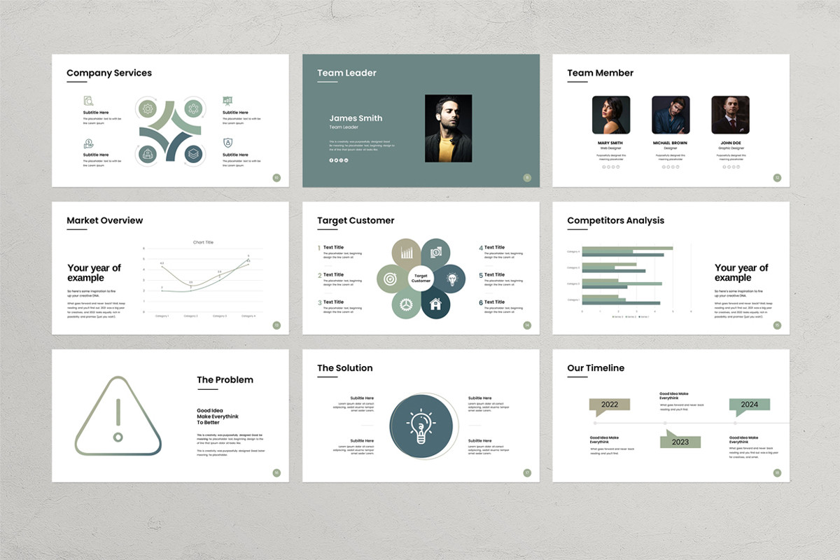 Business Plan PowerPoint Presentation Template | Nulivo Market
