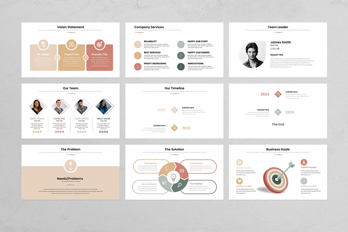 Agency PowerPoint Presentation Template | Nulivo Market