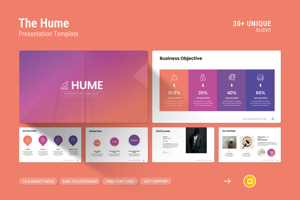 Business Google Slides Presentation Template | Nulivo Market