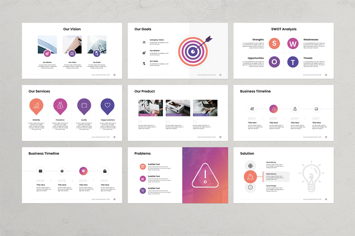 Business Google Slides Presentation Template | Nulivo Market