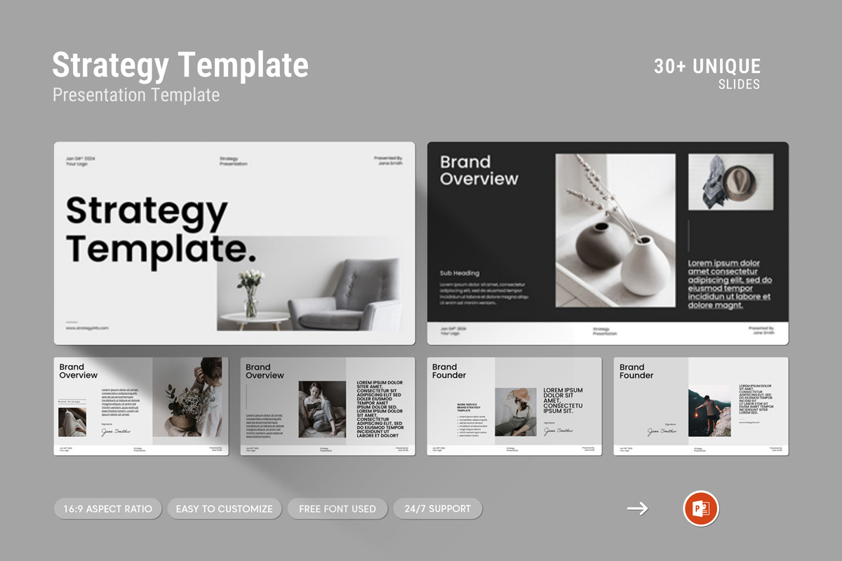 Business Strategy PowerPoint Presentation Template | Nulivo Market