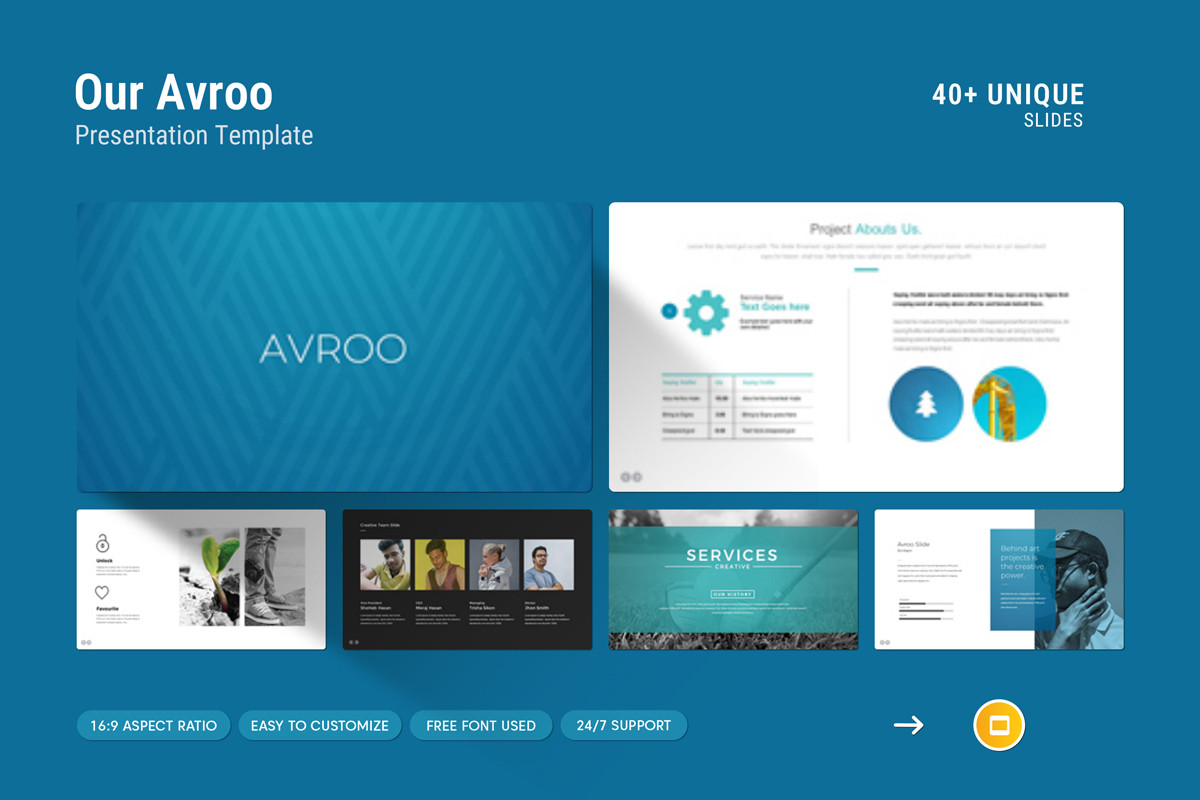 Minimal Google Slides Presentation Template | Nulivo Market
