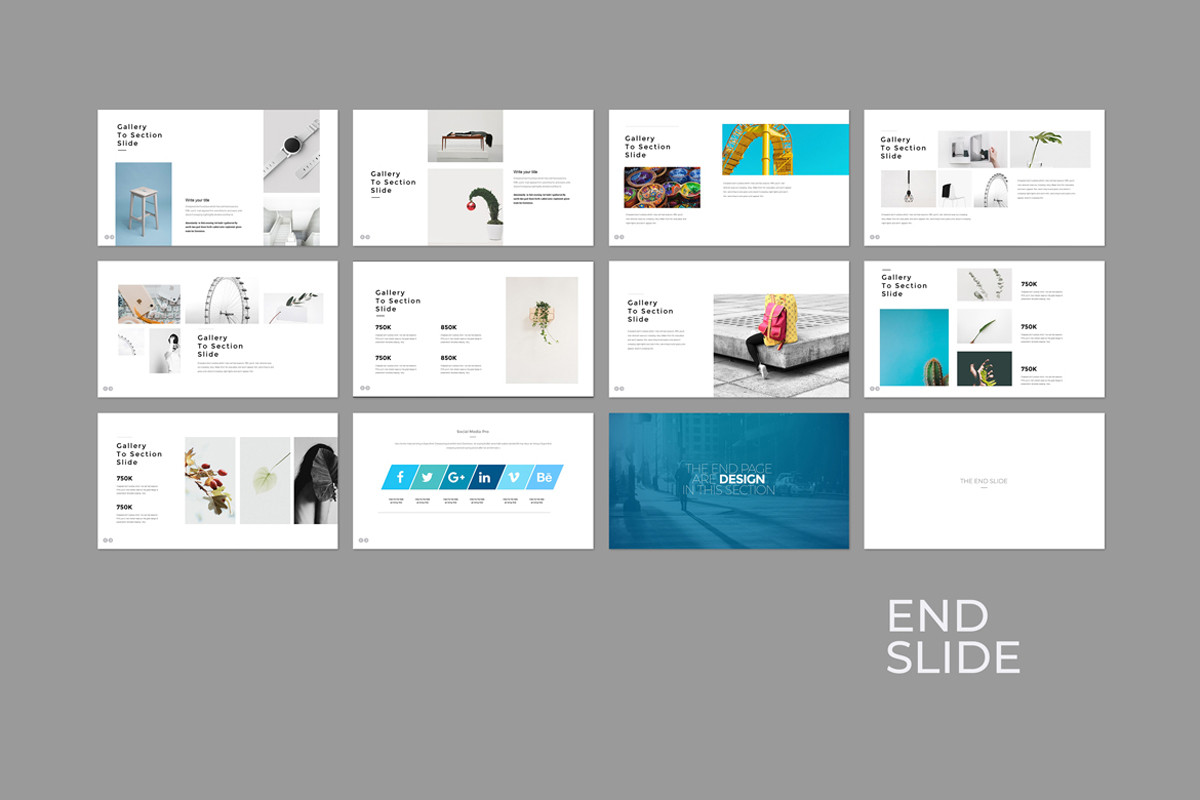 Minimal Google Slides Presentation Template | Nulivo Market