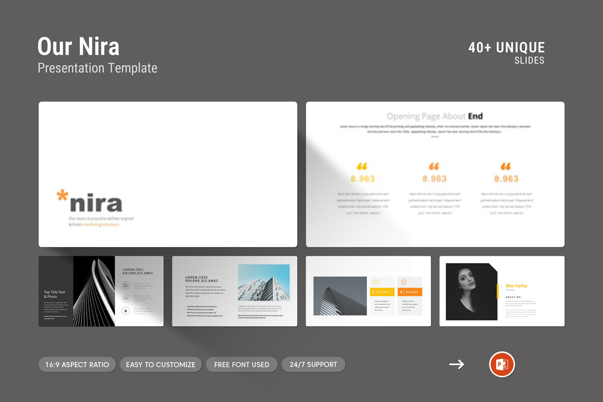 Minimal PowerPoint Presentation Template | Nulivo Market