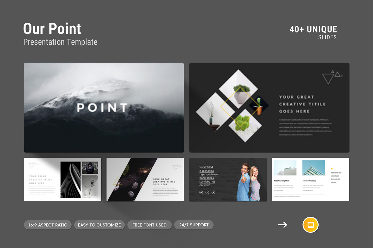 Minimal Google Slides Presentation Template | Nulivo Market