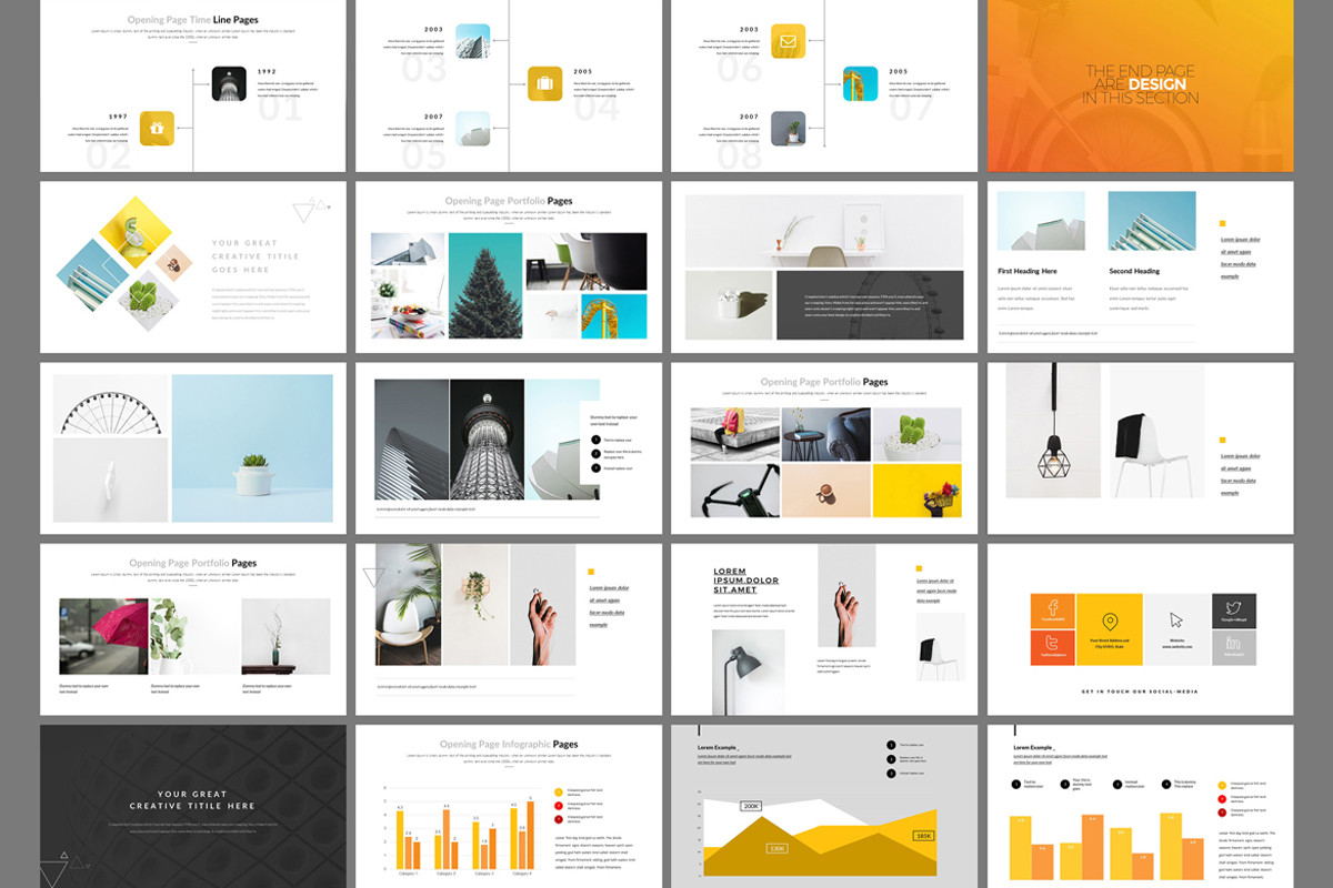 Minimal Google Slides Presentation Template | Nulivo Market