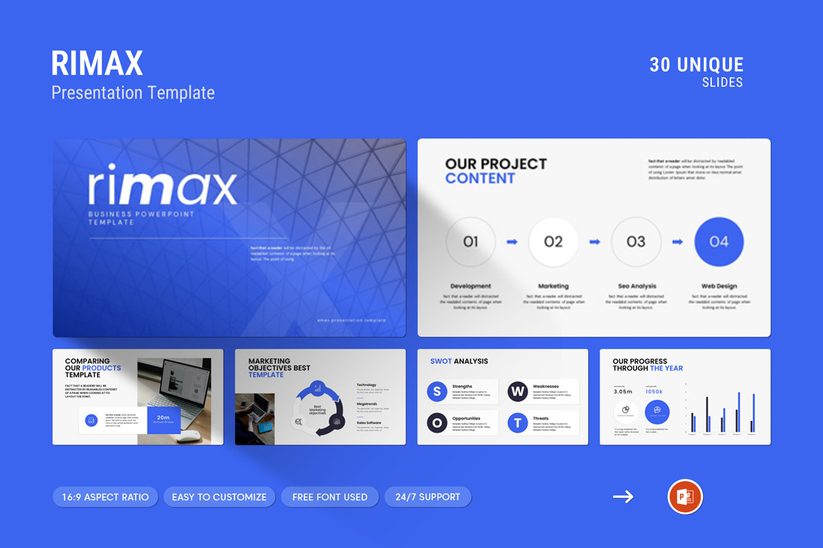 Business PowerPoint Presentation Template | Nulivo Market