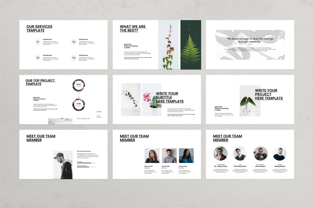 Business Google Slides Presentation Template | Nulivo Market