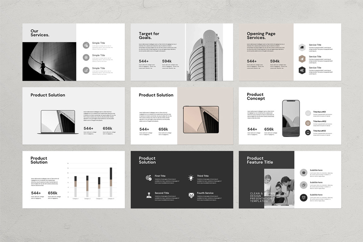 Business Plan PowerPoint Template | Nulivo Market