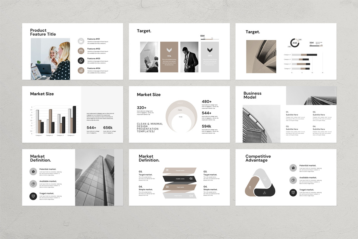 Business Plan PowerPoint Template | Nulivo Market