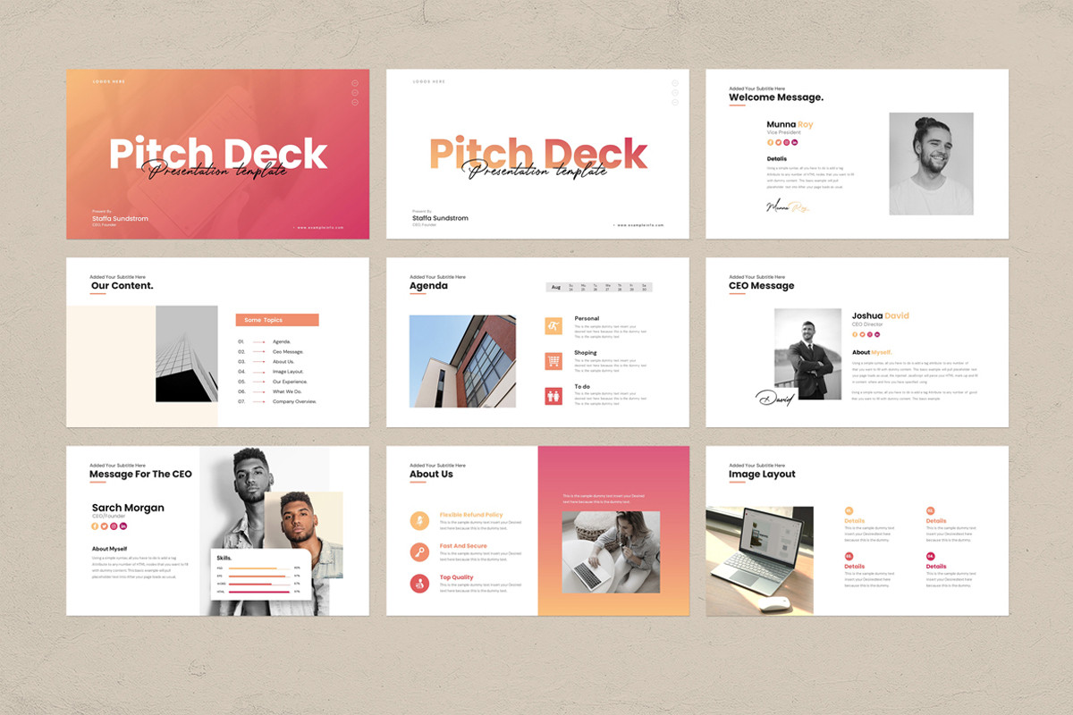 Pitch Deck Google Slides Presentation Template | Nulivo Market