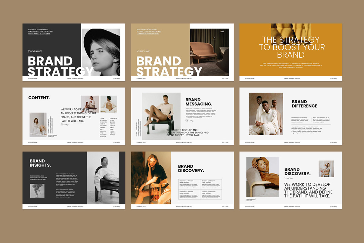 Brand Strategy Google Slides Presentation Template | Nulivo Market