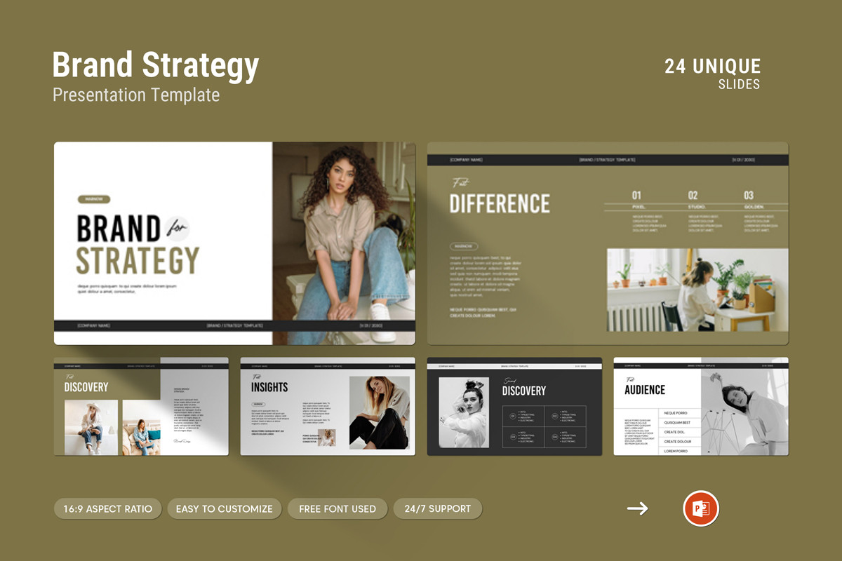 Brand Strategy PowerPoint Presentation Template | Nulivo Market