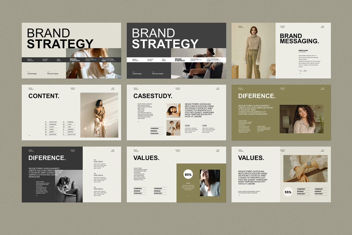 Brand Strategy Google Slides Presentation Template | Nulivo Market