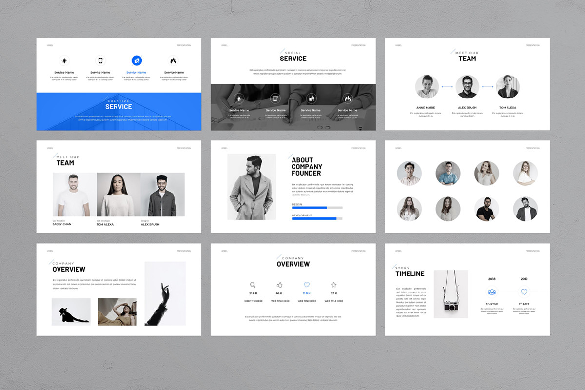 Minimal PowerPoint Presentation Template | Nulivo Market