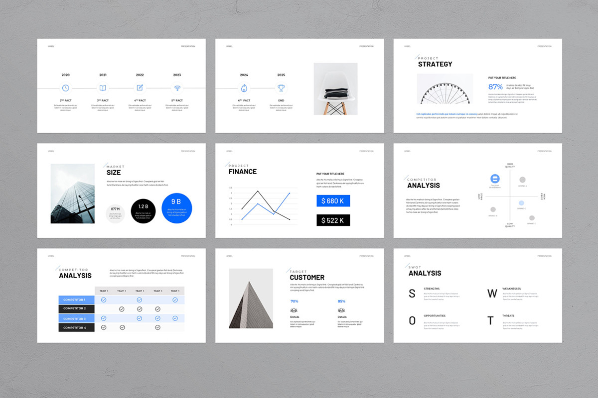 Minimal PowerPoint Presentation Template | Nulivo Market