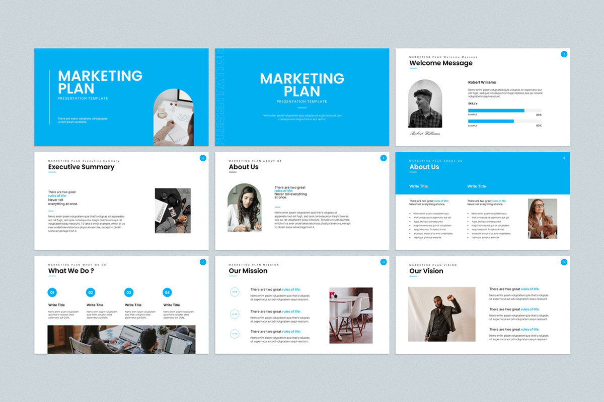 Marketing Plan Powerpoint Presentation Template | Nulivo Market