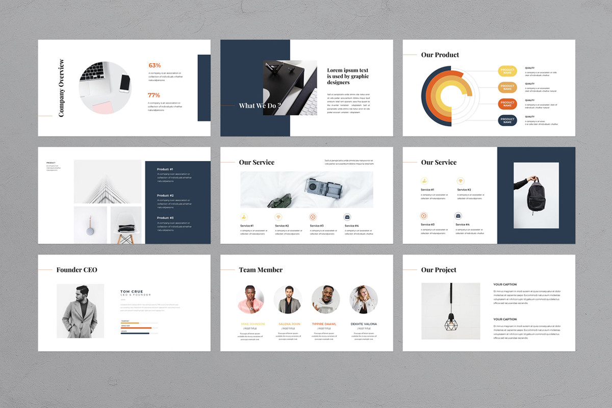 Minimal Google Slides Presentation Template | Nulivo Market