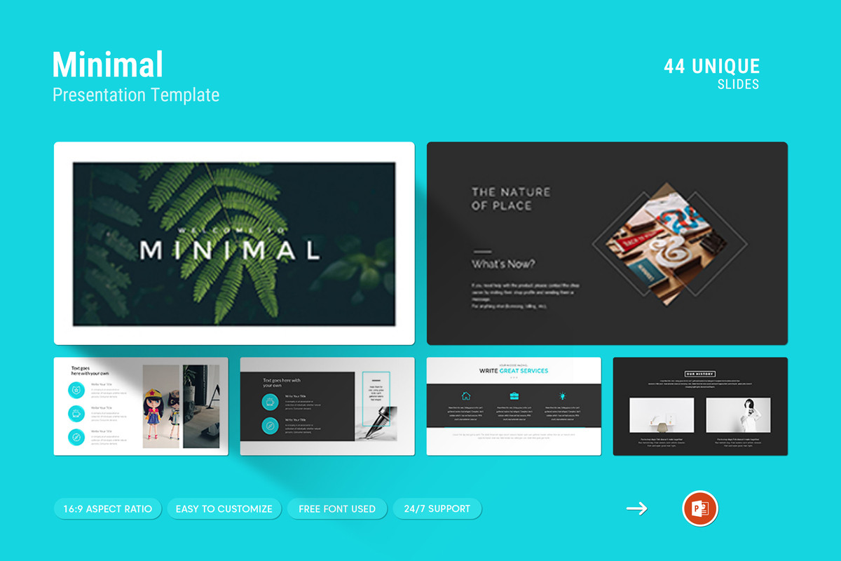 Minimal PowerPoint Presentation Template | Nulivo Market