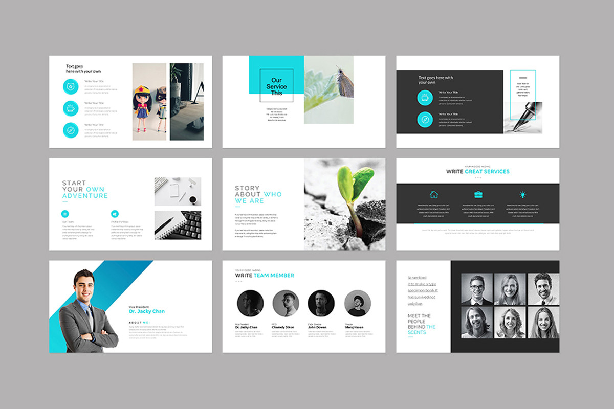Minimal Google Slides Presentation Template | Nulivo Market