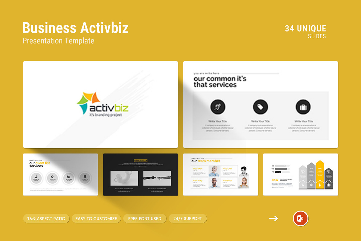 Business PowerPoint Presentation Template | Nulivo Market