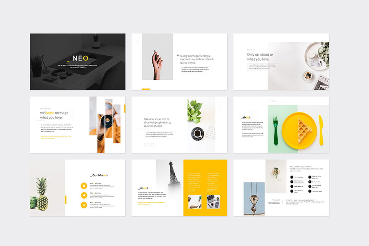 Minimal PowerPoint Presentation Template | Nulivo Market