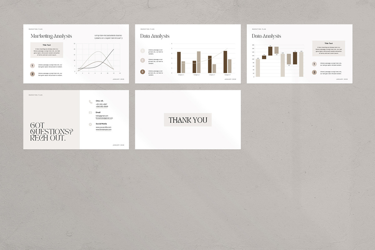 Marketing Plan PowerPoint Template | Nulivo Market