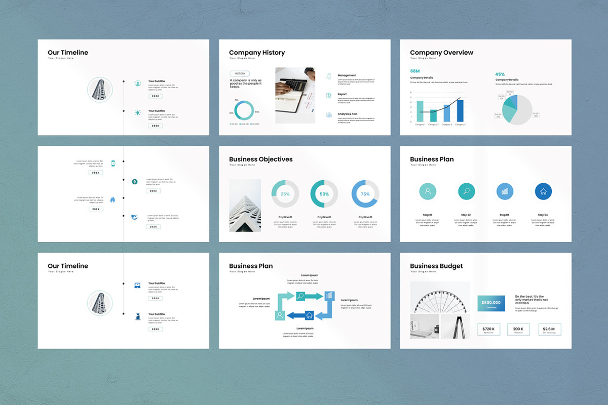 Bussiness Plan PowerPoint Presentation Template | Nulivo Market