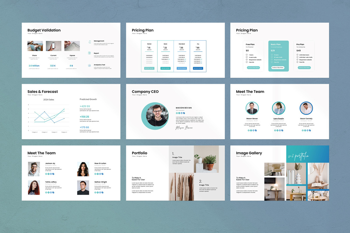 Bussiness Plan PowerPoint Presentation Template | Nulivo Market