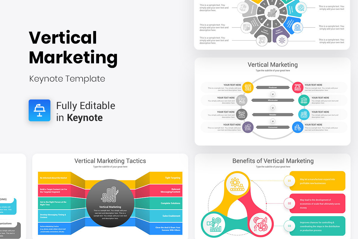 Vertical Marketing System Keynote Template | Nulivo Market