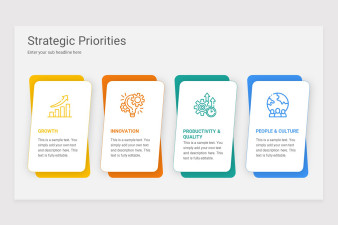Strategic Priorities PowerPoint Template | Nulivo Market