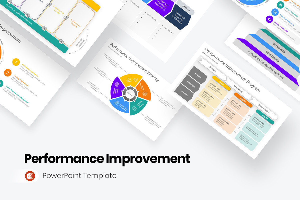 Performance Improvement PowerPoint Template | Nulivo Market
