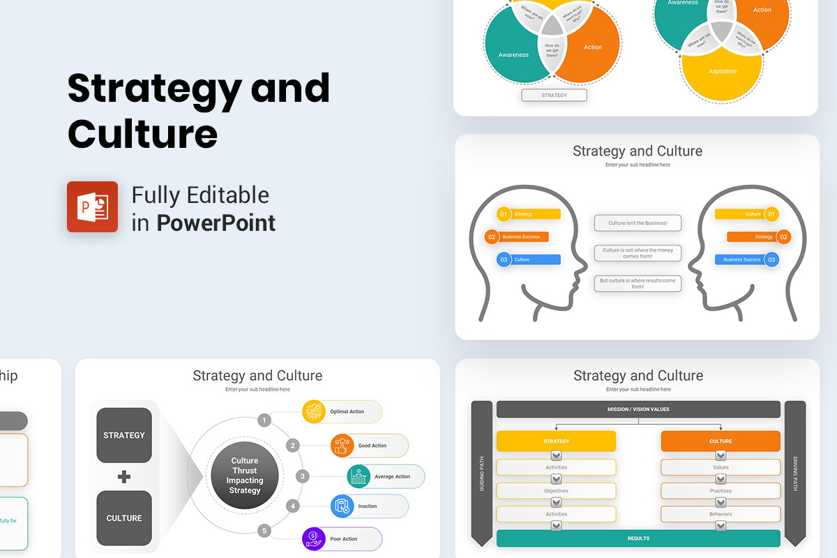 Strategy and Culture PowerPoint Template | Nulivo Market