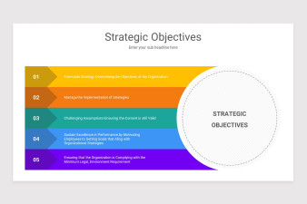Strategic Objectives PowerPoint Template | Nulivo Market