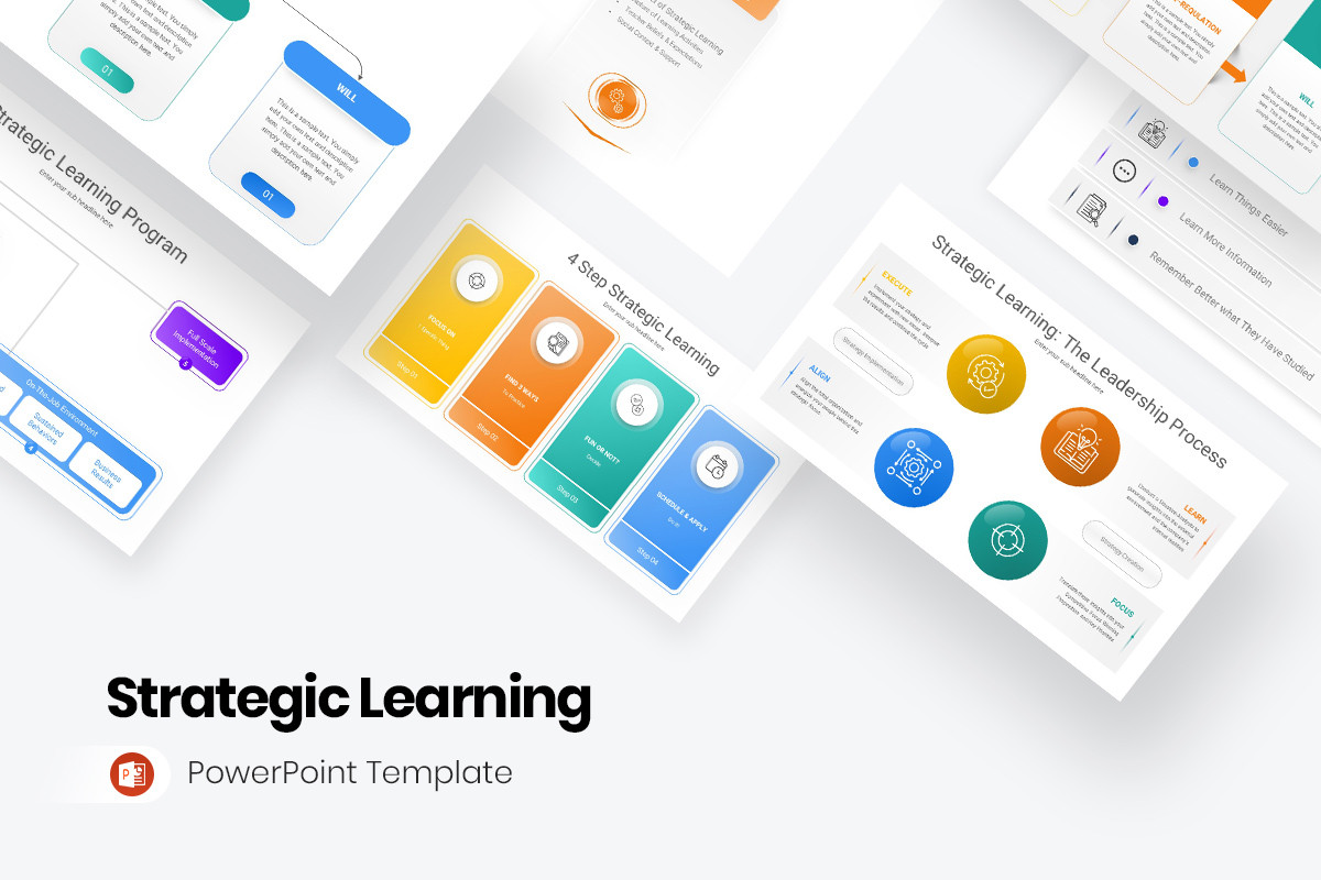 Strategic Learning PowerPoint Template | Nulivo Market