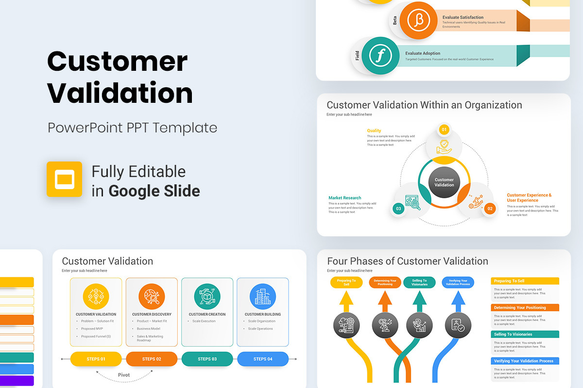 Customer Validation Google Slide Template | Nulivo Market