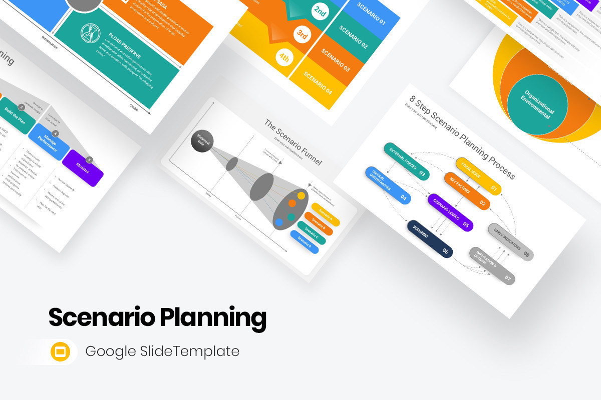 Scenario Planning Google Slide Template Models | Nulivo Market