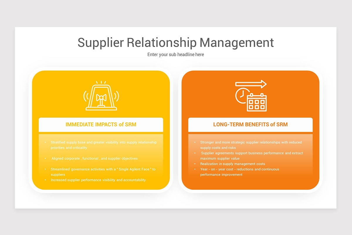 Supplier Relationship Management Google Slides Template | Nulivo Market