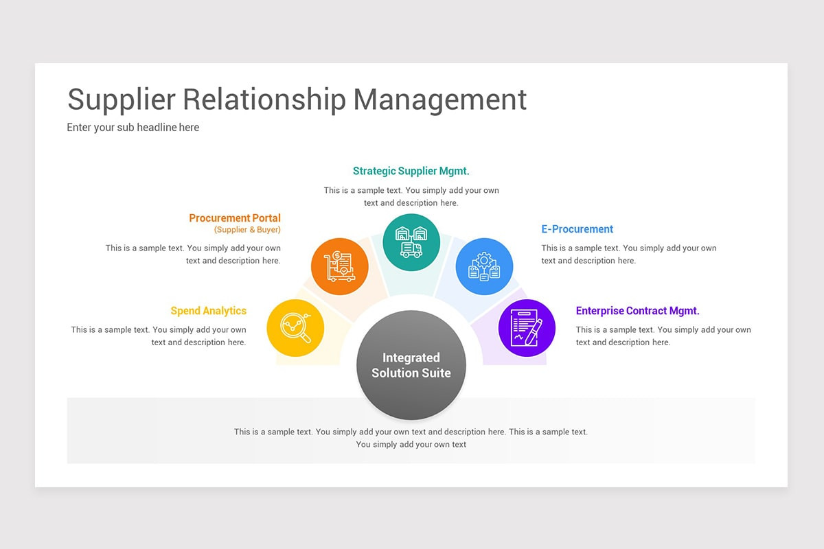 Supplier Relationship Management Google Slides Template | Nulivo Market