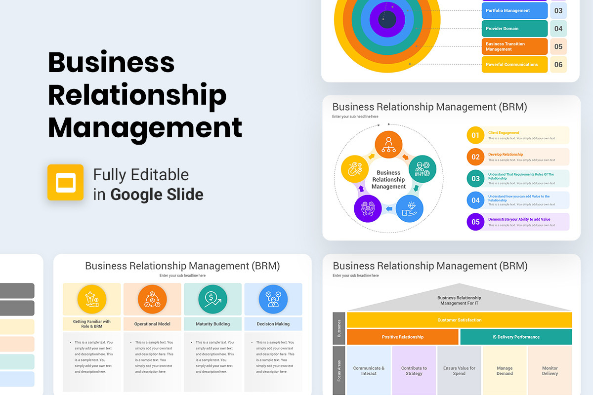 Business Relationship Management (BRM) Google Slide Template | Nulivo ...