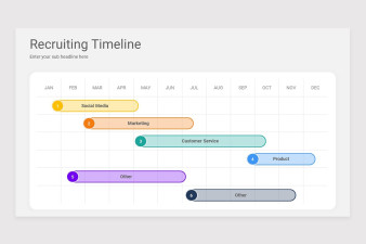 Recruiting Timeline Google Slide Template | Nulivo Market