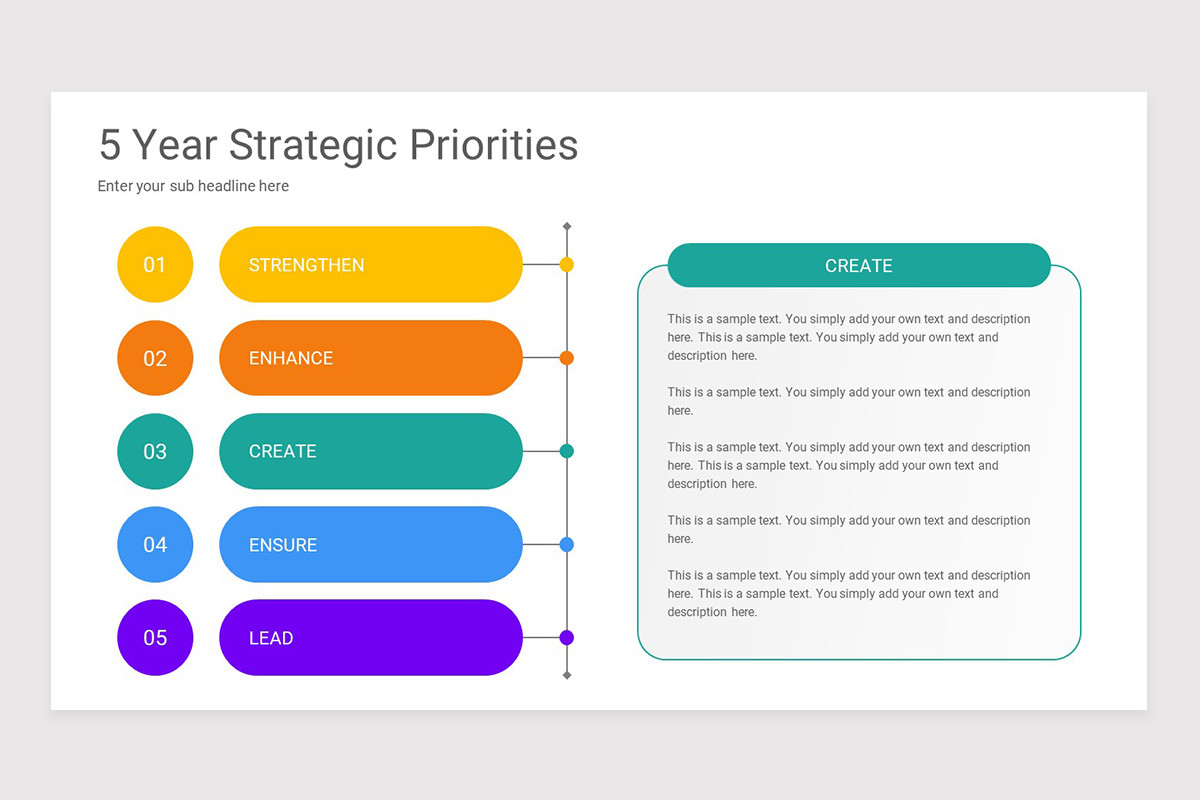 Strategic Priorities Google Slide Template | Nulivo Market
