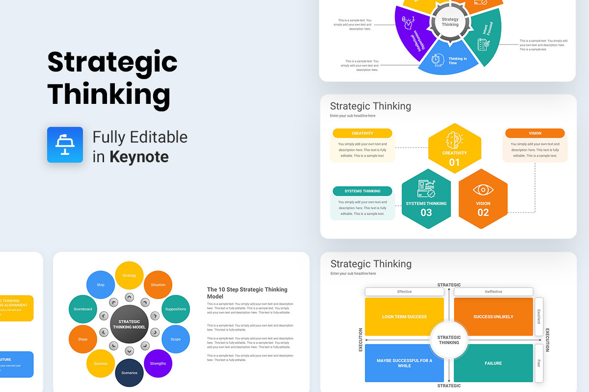Strategic Thinking Keynote Template | Nulivo Market