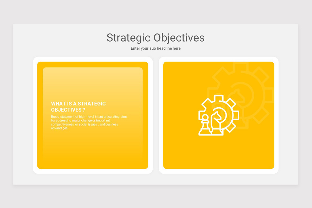 Strategic Objectives Google Slide Template | Nulivo Market