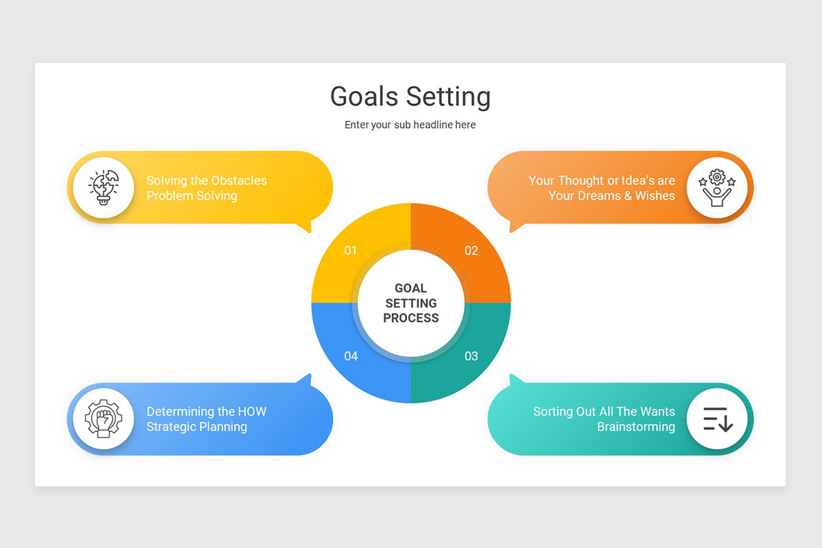 Goals Setting PowerPoint Template | Nulivo Market