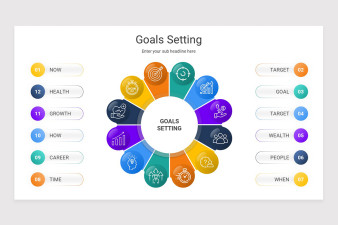 Goals Setting PowerPoint Template | Nulivo Market