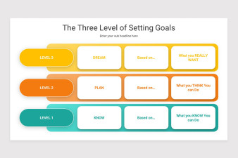 Goals Setting PowerPoint Template | Nulivo Market